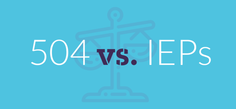 Section 504 vs, IEPs: Implications on Attendance, Discipline & Policies