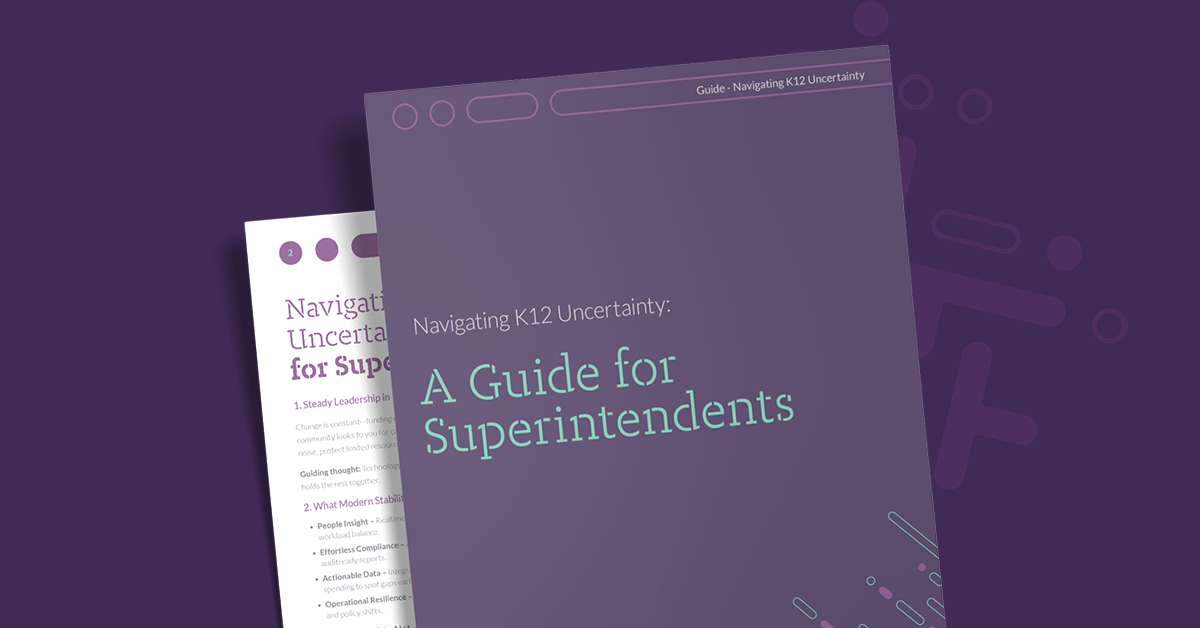 A K 12 Superintendent Guide To Navigating Uncertainty Frontline Education