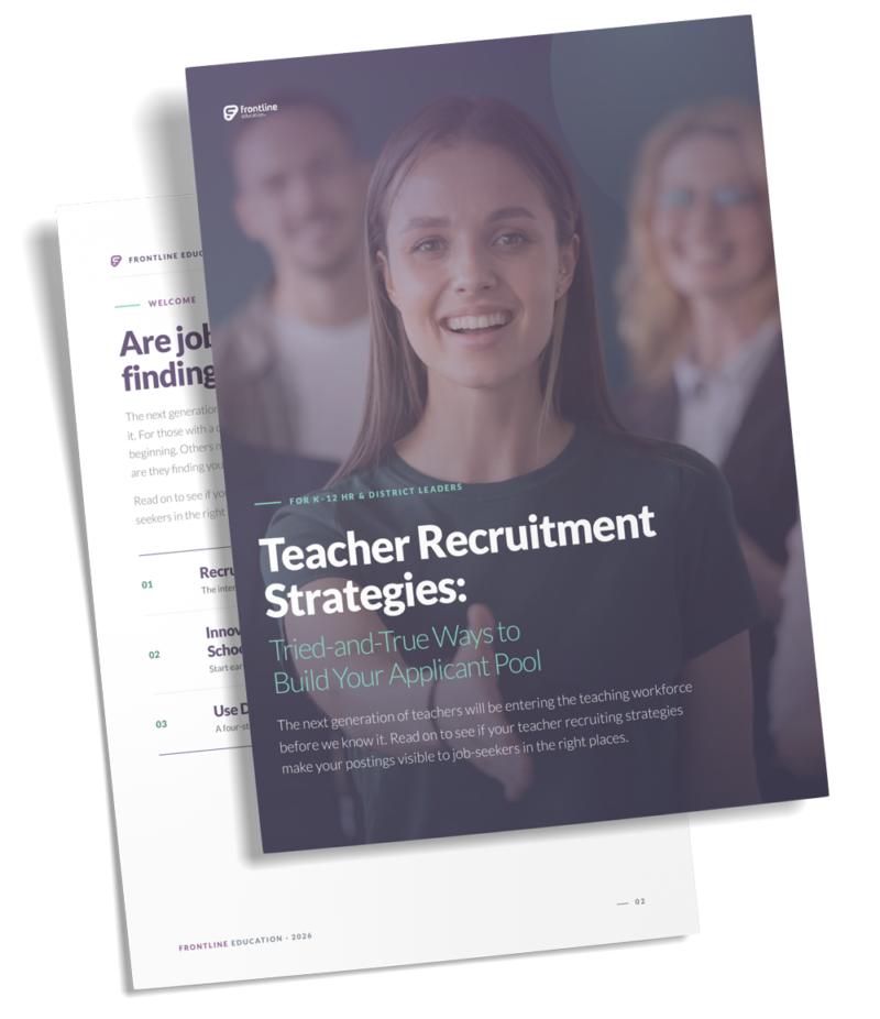 Teacher Recruitment Strategies | eBook | Frontline Education